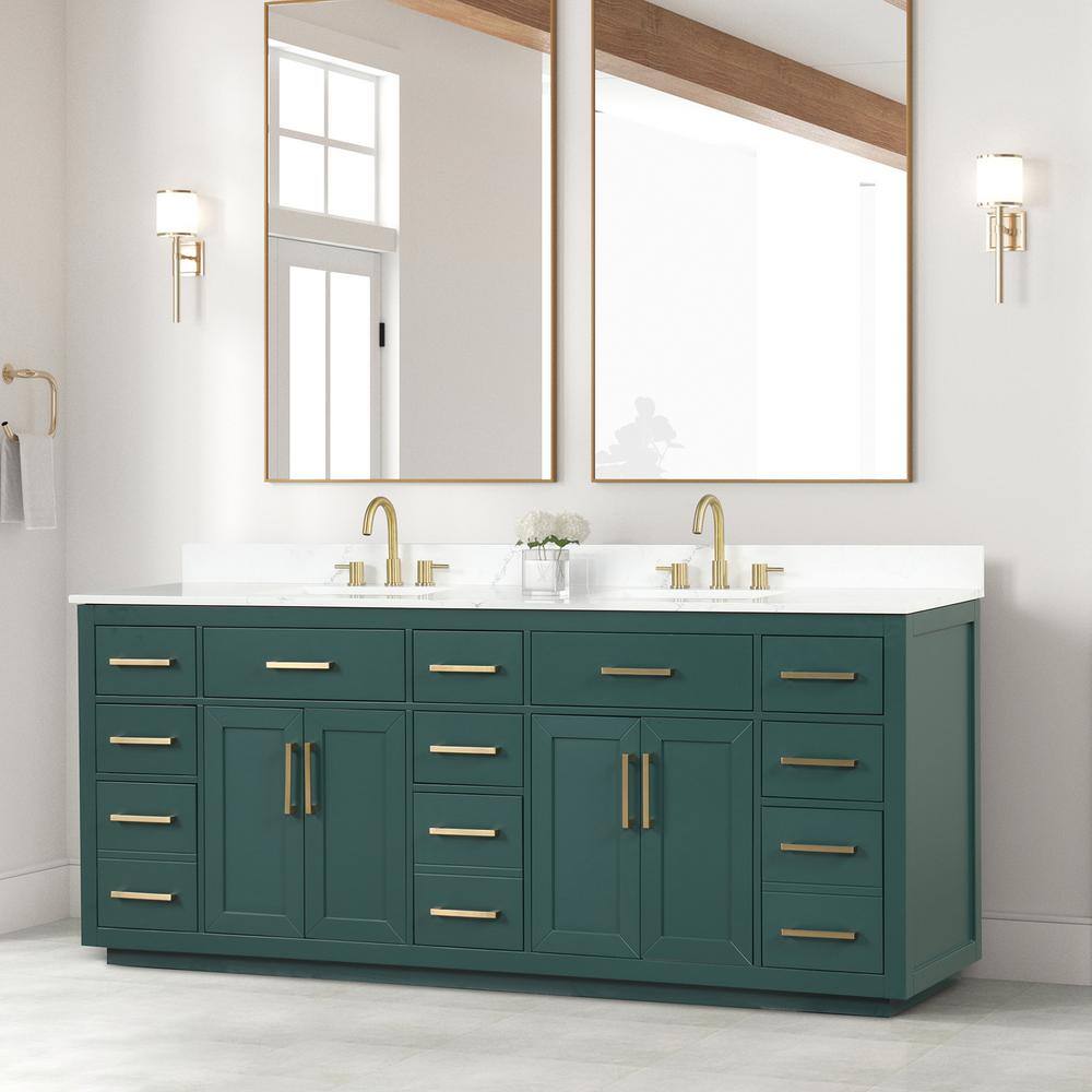 HBEZON Aphrodite 84 in. W x 22 in. D x 36 in. H Freestanding Bath ...