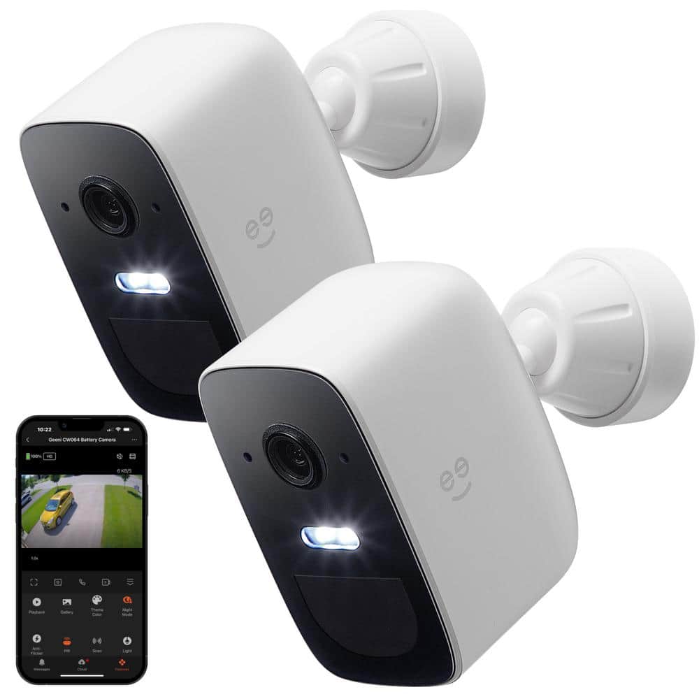 Geeni Freebird 2 Wireless Outdoor Smart Battery Operated Security ...