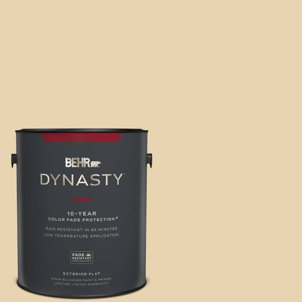 BEHR DYNASTY 1 gal. #360E-2 Castle Stone Flat Exterior Stain-Blocking ...