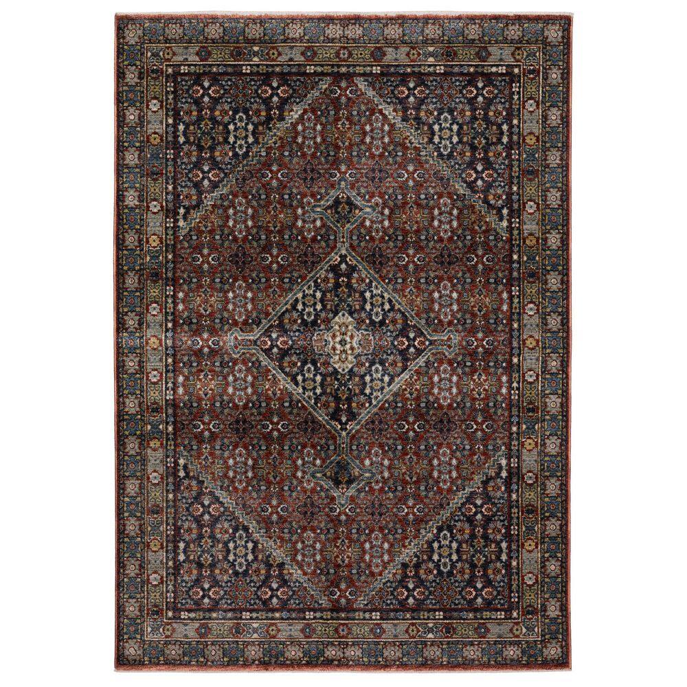 AVERLEY HOME Elanor Red/Multi 6 ft. x 9 ft. Traditional Oriental ...