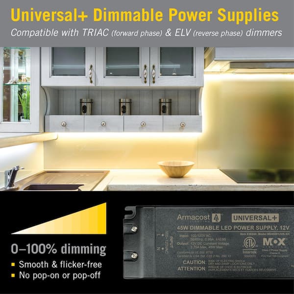 Transformer 12 Volt Under Cabinet Axfee Led Driver 12w Led Transformer