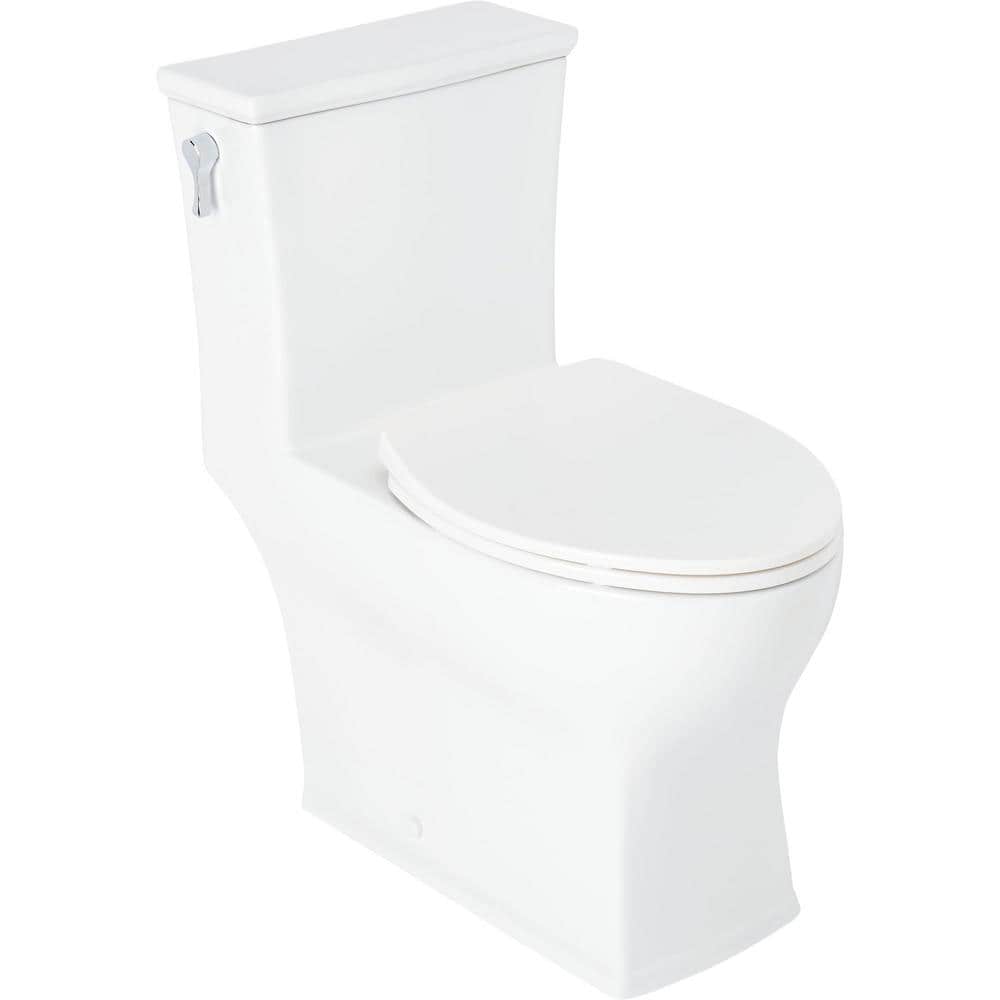 SIGNATURE HARDWARE Carraway 12 in. 1-piece 1.28. GPF Single Flush ...