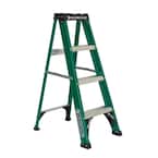 Louisville Ladder 5 ft. Fiberglass Step Ladder with 250 lb. Load ...