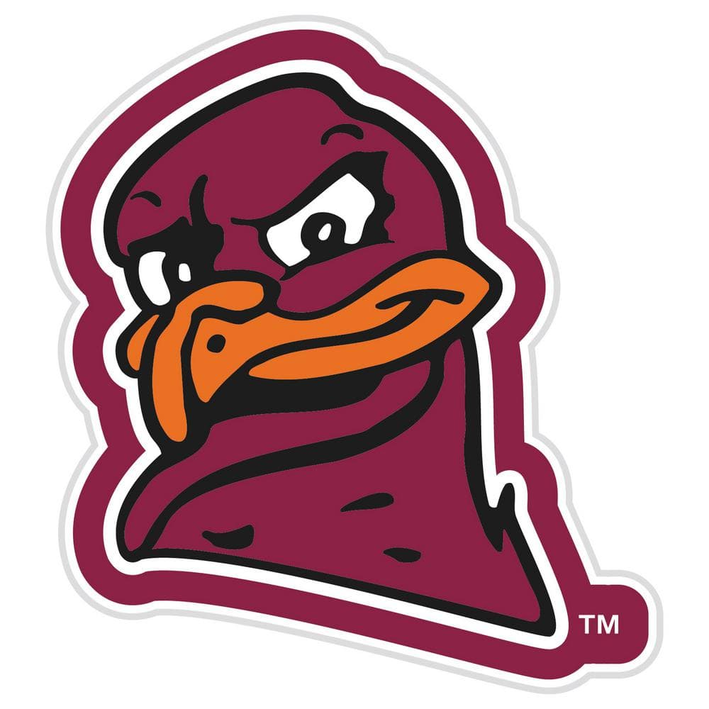 Evergreen 23 in. x 23 in. Virginia Tech Red College Mascot Plug-In LED ...
