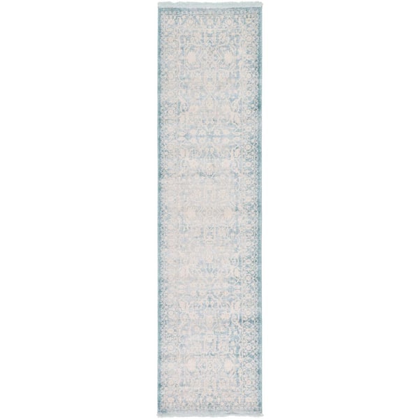 Unique Loom New Classical Olympia Blue 2' 7 x 10' 0 Runner Rug 3129958 ...