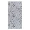 Mediterraneo 8 ft. x 4 ft. W Decorative PVC Marble Sheet White Black ...