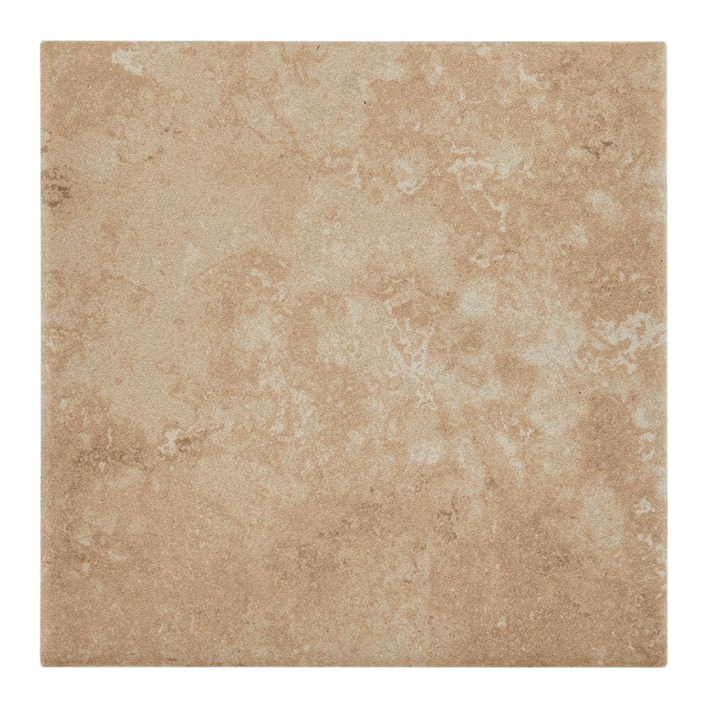 Daltile Sandalo Acacia Beige 6 in. x 6 in. Glazed Ceramic Wall Tile (12 ...