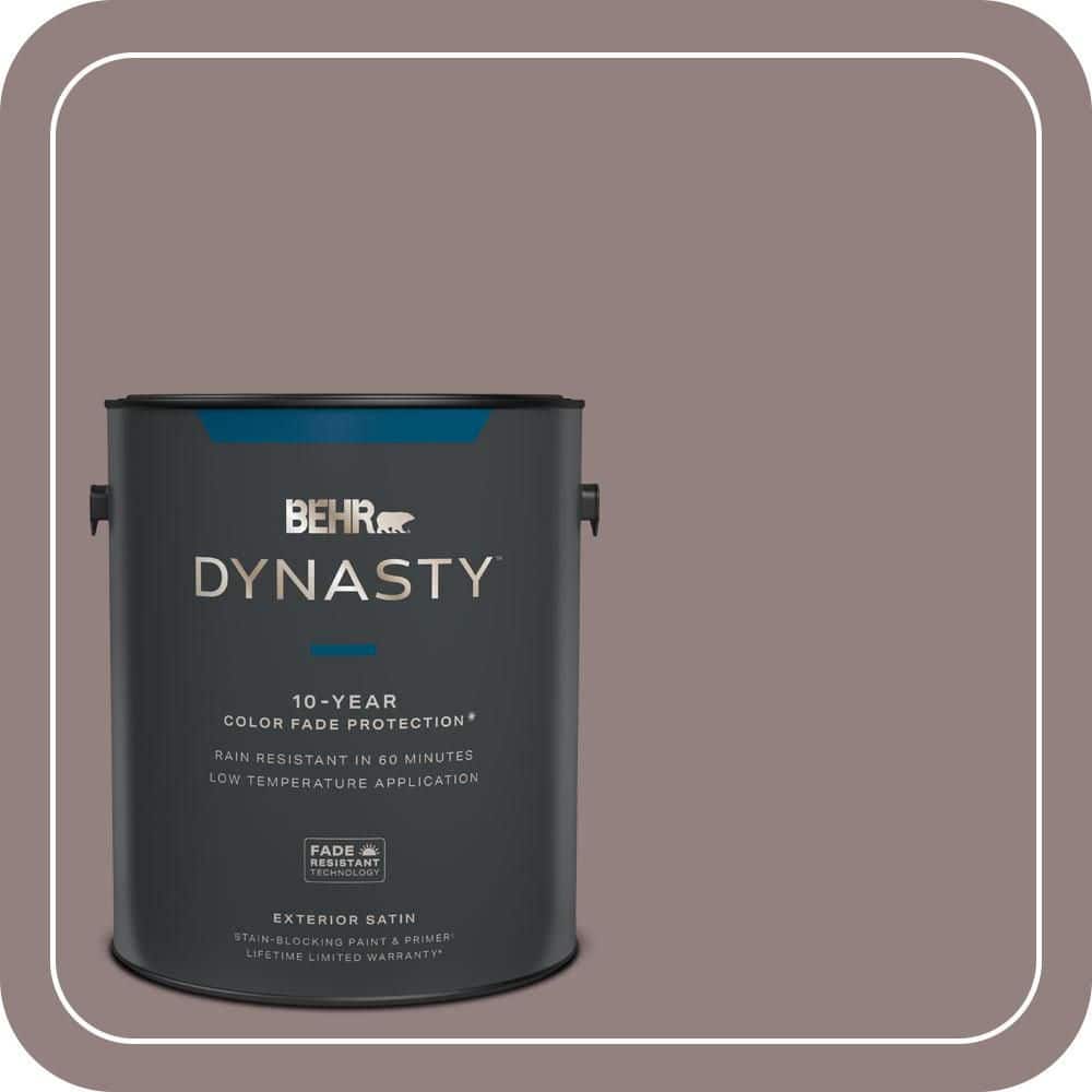 BEHR DYNASTY 1 gal. #730B-5 Warm Embrace Satin Enamel Exterior Stain ...
