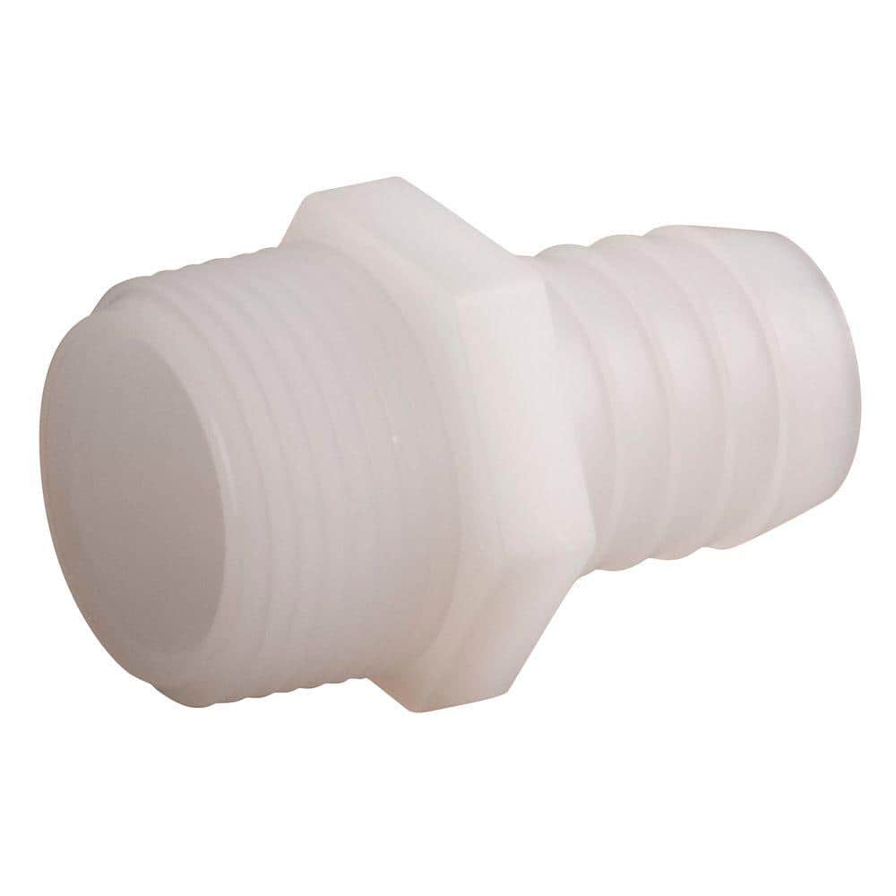 Everbilt 1-1/2 in. Barb x 1-1/2 in. MIP Plastic Adapter HA-645 - The ...