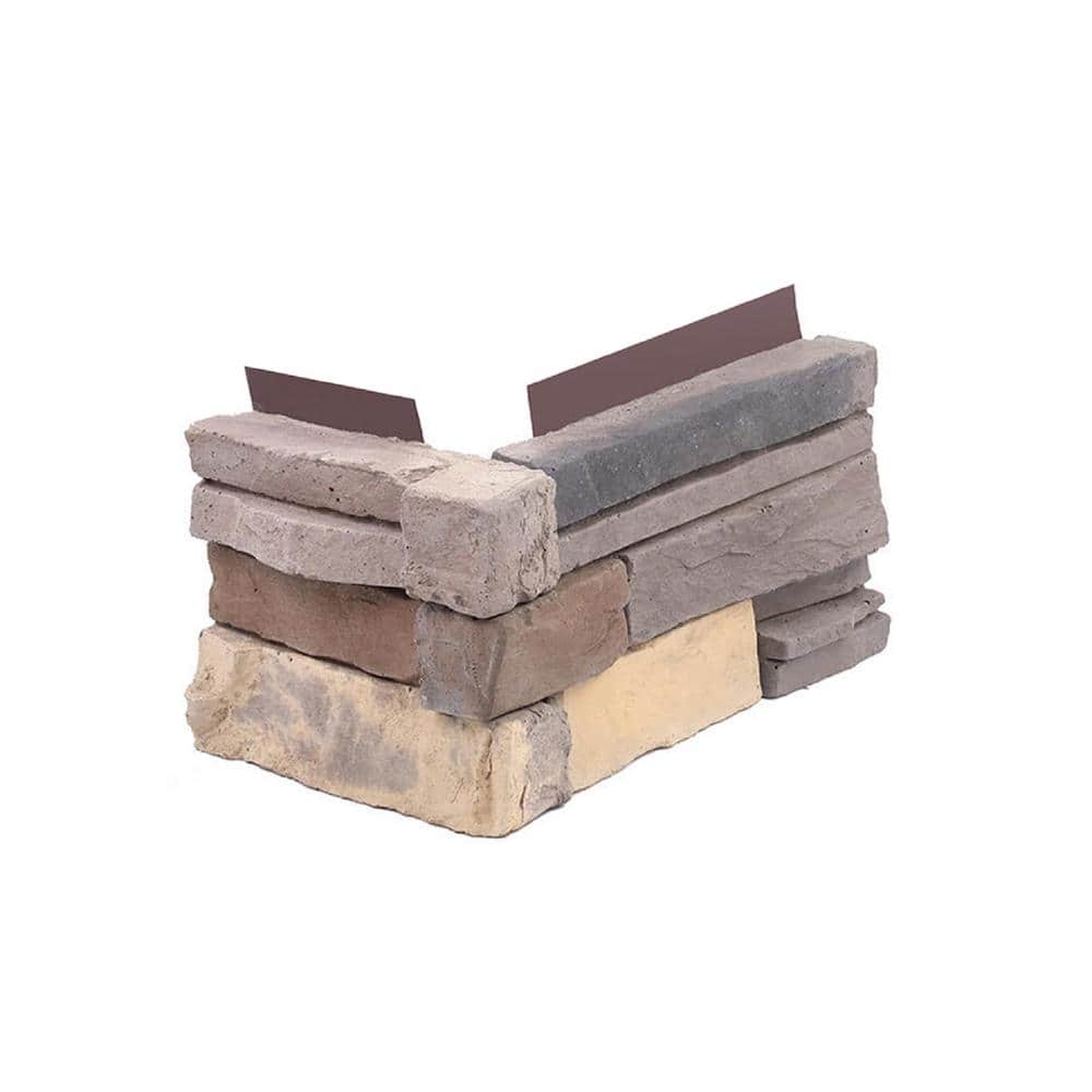 ADORN 1.75 in. x 6 in. Terra Stone Veneer Siding (Corners) TCORNER ...