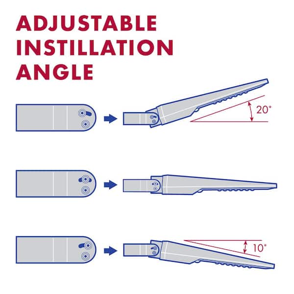 Wagan Tech Solar Powered Black 1600 Lumens Motion Activated Outdoor ...