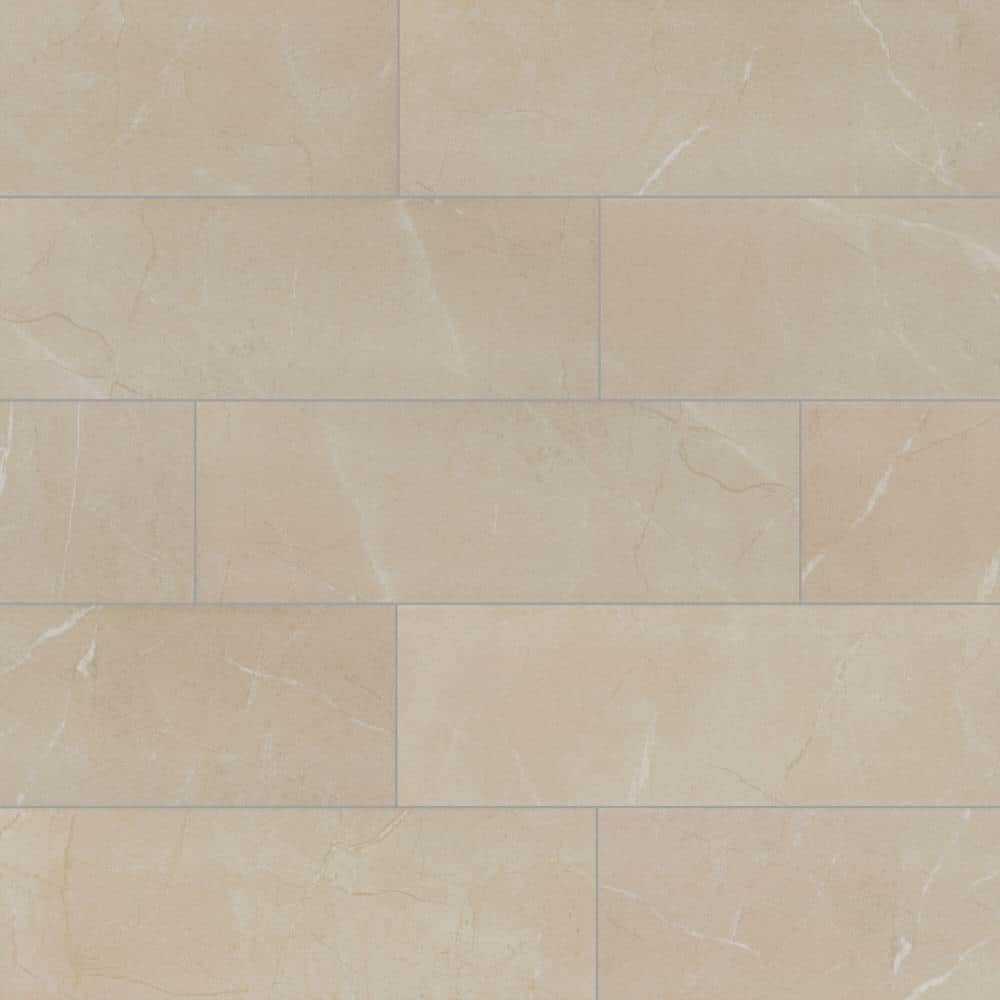 Daltile Perpetuo Elegant Beige 4 in. x 12 in. Glazed Ceramic Wall Tile ...