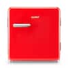 Comfee' 1.6 cu. ft. Solo Series Retro Mini Refrigerator in Red ...