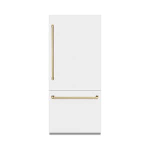 ZLINE Kitchen and Bath 36 in. 19.8 cu. ft. Panel Ready Built-in Bottom ...