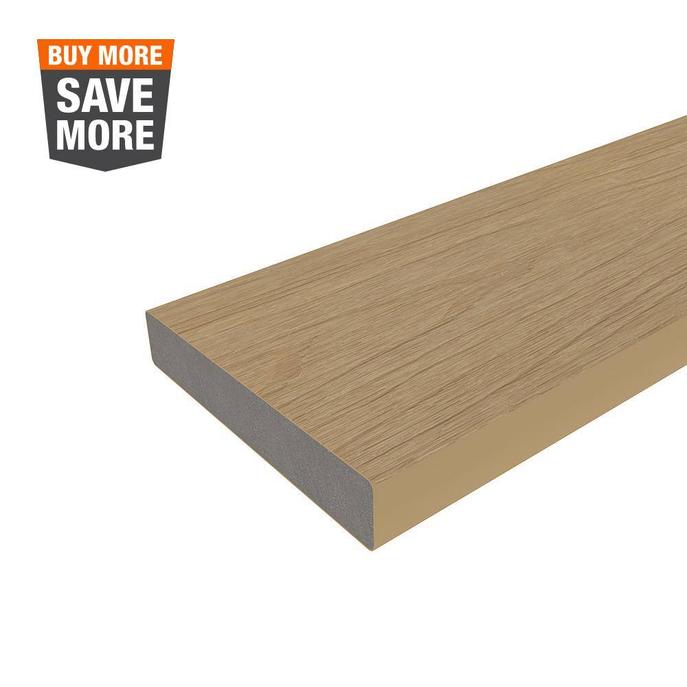 NewTechWood 1 in. x 6 in. x 8 ft. Australian Red Cedar Solid Composite ...