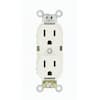 Leviton 15 Amp 125 V Commercial Grade Duplex Outlet/Receptacle, White ...