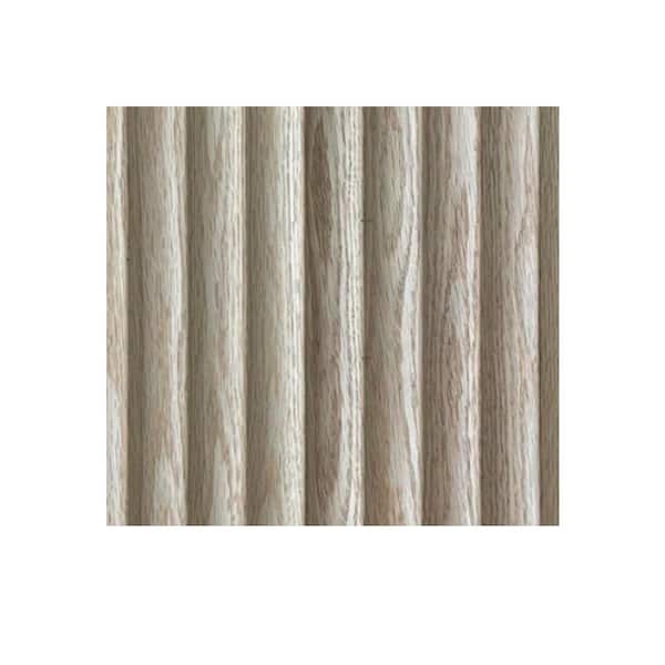 Timeline Fluted Solid Oak 3/4 in. x 5-5/8 in. x 72 in. 11.25 SF ...