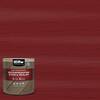 BEHR PREMIUM 1 qt. #ST-112 Barn Red Semi-Transparent Waterproofing ...