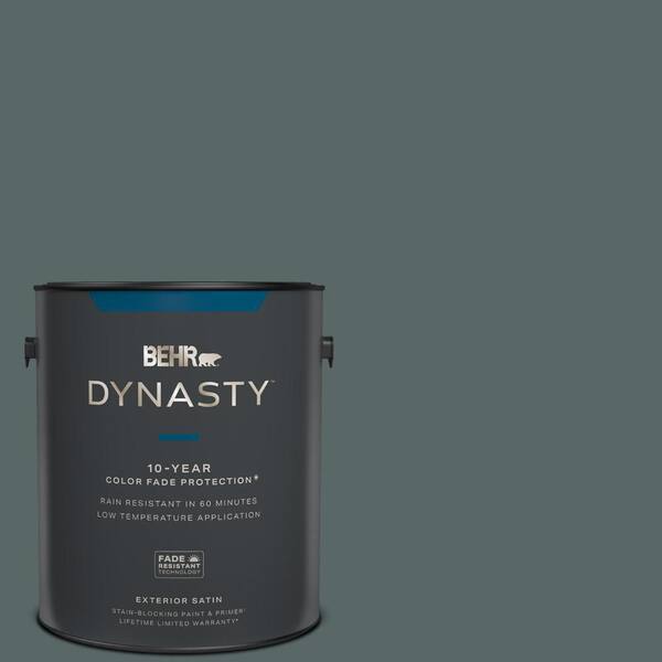 BEHR DYNASTY 1 gal. #N440-6 Brooklyn Satin Enamel Exterior Stain ...