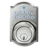 Defiant Castle Satin Nickel Single Cylinder Spin-To-Lock Electronic ...