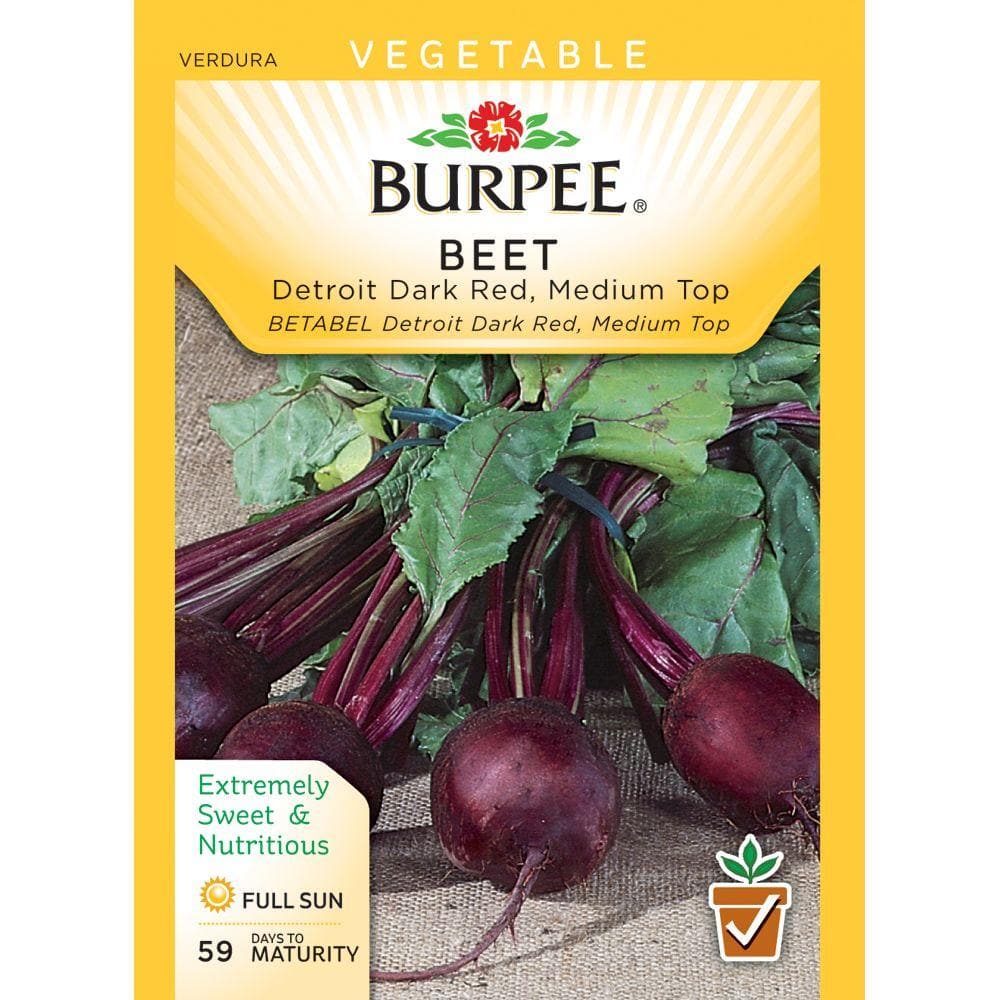 Burpee Beet Detroit Dark Red Seed 65830 - The Home Depot