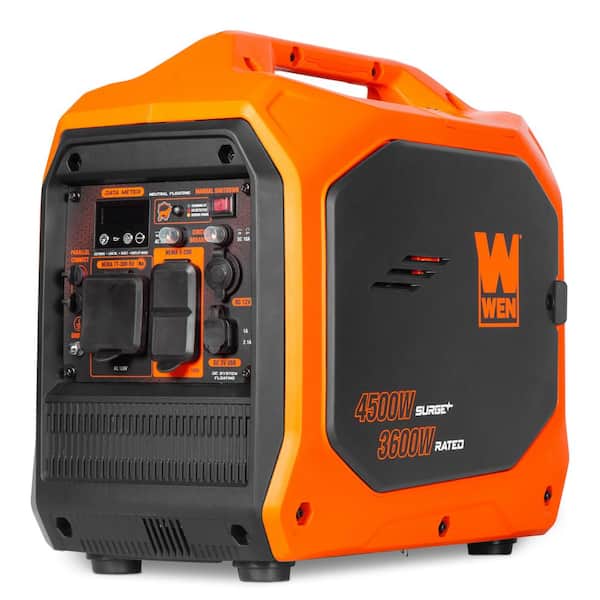 WEN 4500-Watt Inverter Generator, RV-Ready, Quiet, Portable, and ...
