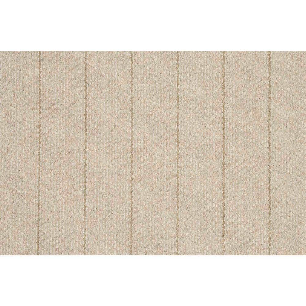 Natural Harmony Forsooth Natural Beige 12 ft. 32 oz. Wool Pattern ...