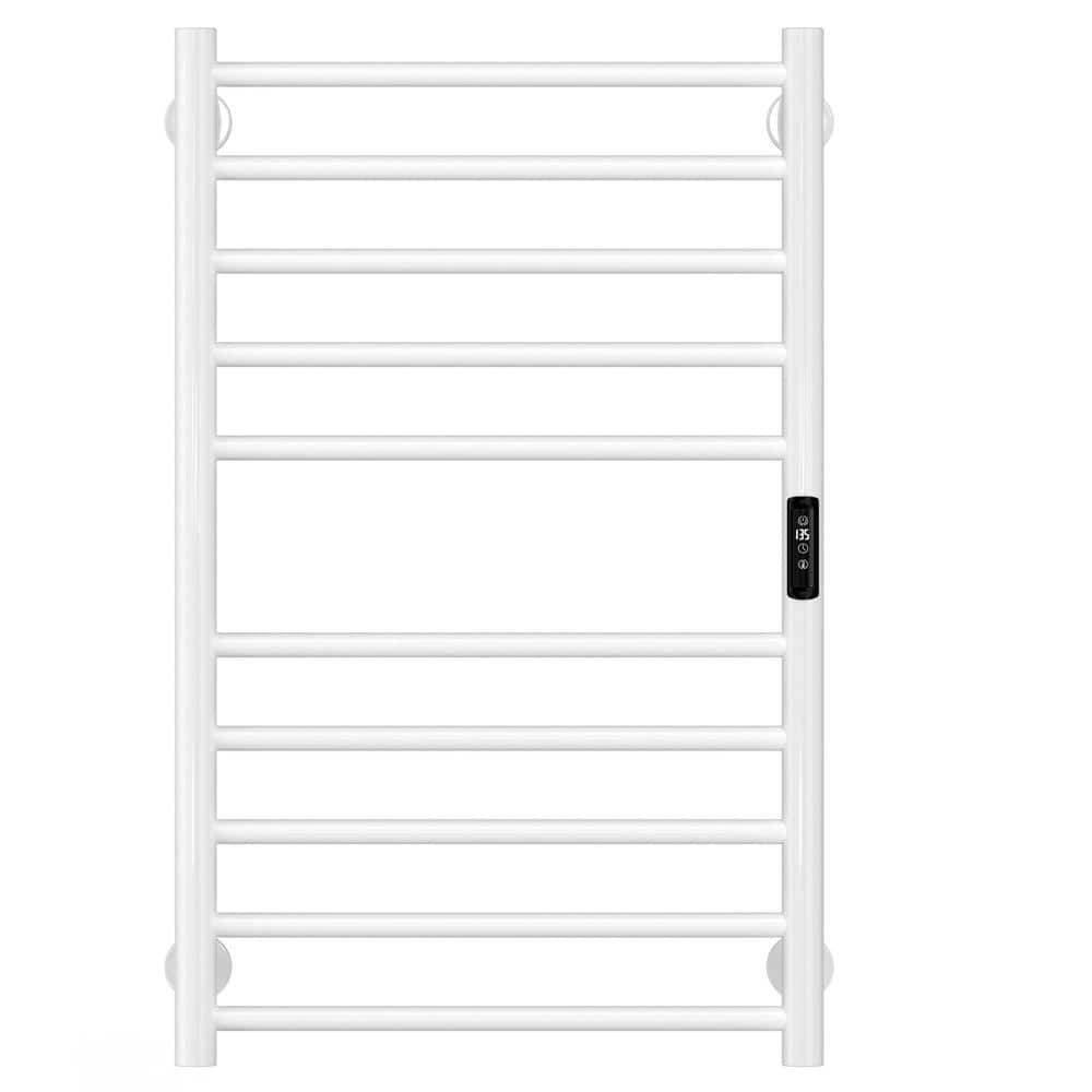 paraheeter Electric Towel Warmer Wall Mount Heated Towel Rack 10 Bars ...