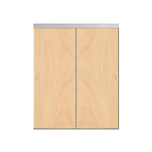 Impact Plus 42 in. x 96 in. Smooth Flush Stain Grade Maple Solid Core ...