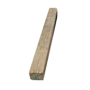 Outdoor Essentials 7 in. x 9 in. x 8 ft. Treated Used Railroad Tie ...