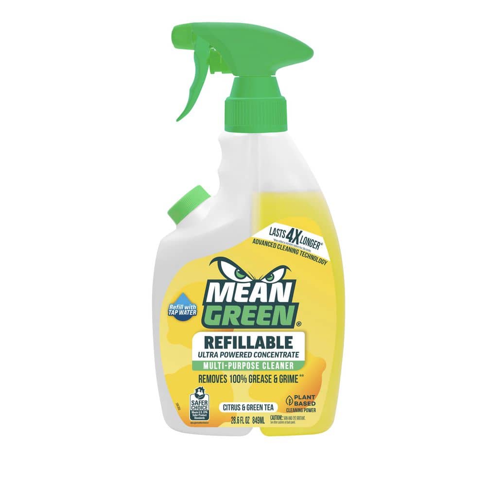 Mean Green 28 oz. Citrus and Green Tea Scent Refillable Multi-Purpose ...