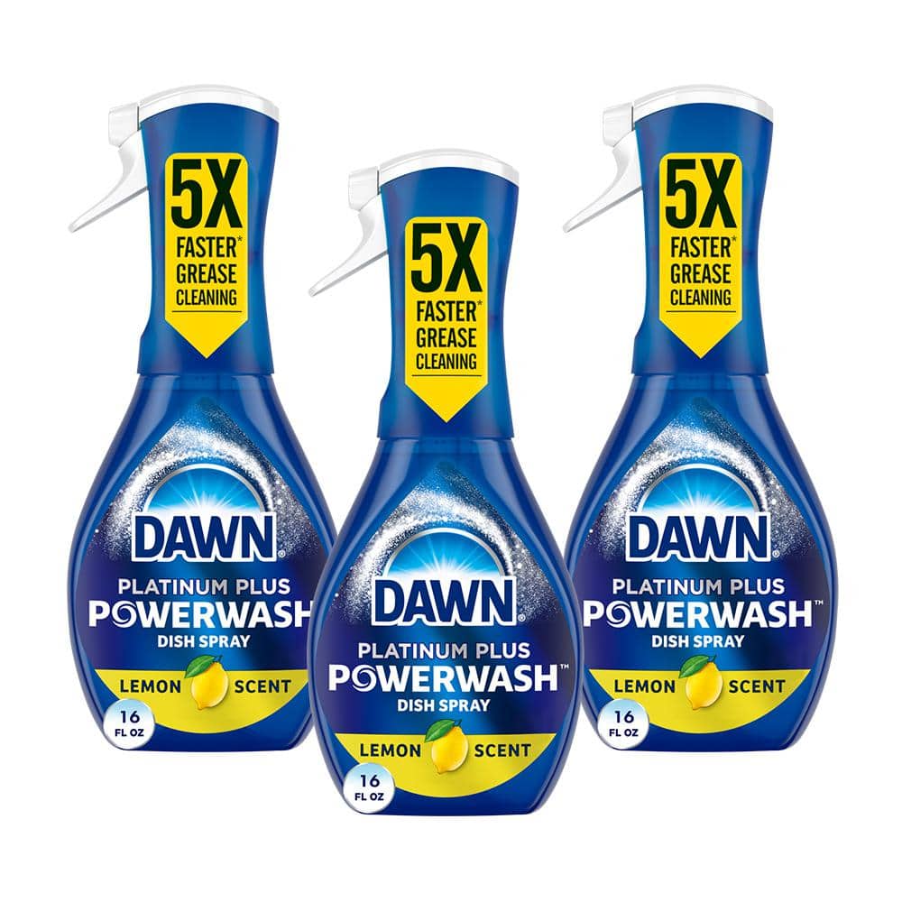 Dawn Platinum Plus Powerwash 16 oz. Lemon Scent Liquid Dish Soap (Multi ...