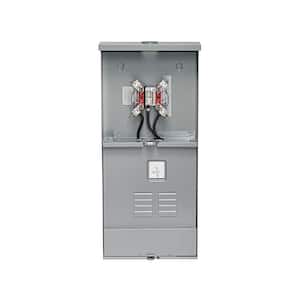 Leviton 200 Amp 12-Space, 12-Circuit Outdoor All-In-One Meter Main ...