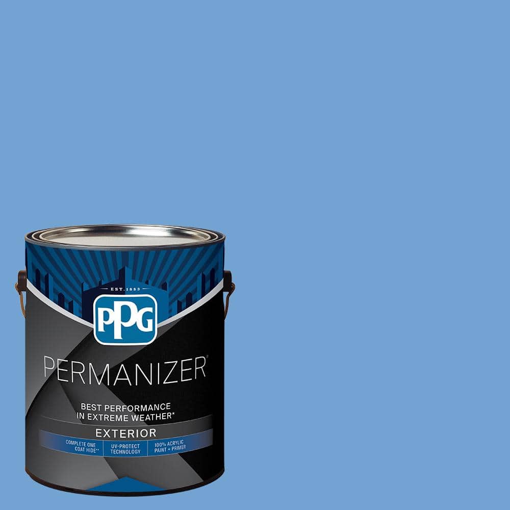 PERMANIZER 1 gal. PPG1242-4 Overcast Satin Exterior Paint PPG1242-4PZ ...
