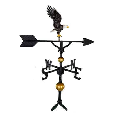 Montague Metal Products 32 in. Deluxe Teal Classic Car Weathervane WV ...