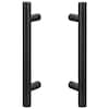 Sure-Loc Hardware 12in Flat Black Sliding Door Modern Double-Sided ...