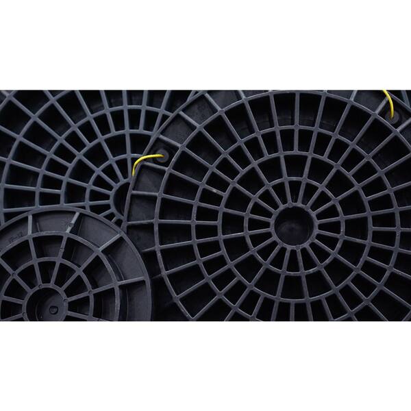 FootingPad 16 in. Dia x 1.5 in. 4 lb Composite Post Foundation 121-104 ...