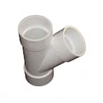 Charlotte Pipe 4 in. DWV PVC Comb Wye and 1/8 Bend PVC005011200HD