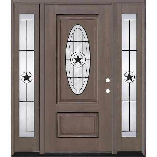 Steves & Sons Regency 68 in. x 80 in. 2Panel Plank Cavalier Speakeasy ...