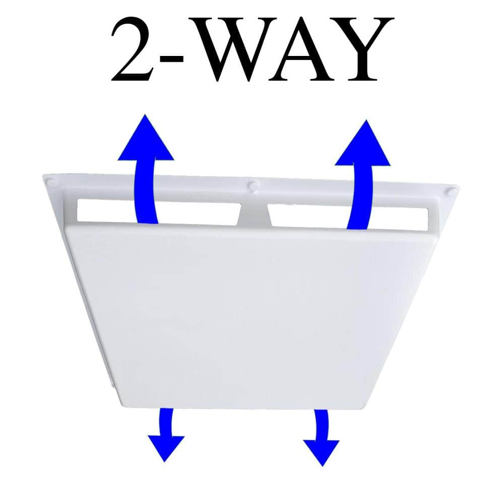 Elima-Draft Commercial 2-Way Air Deflector Cover for 24 in. x 24 in ...