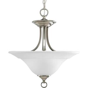 Progress Lighting Trinity Collection 3-Light Brushed Nickel Etched ...