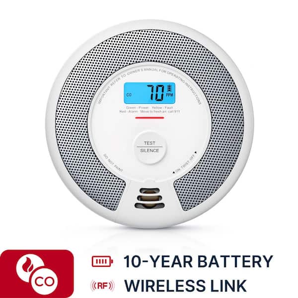 X-SENSE 10-Year Battery Smoke and CO Alarm with Photoelectric Sensor ...