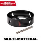 Milwaukee 6-7/8 in. Carbide Recessed Light Hole Saw With Pilot Bit 49-56-0315 - The Home Depot