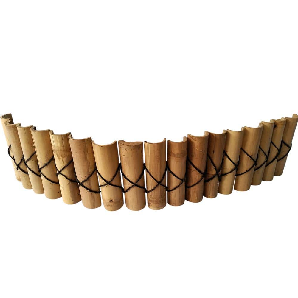 MGP 72 in. L x 2 in. W Natural Yellow Bamboo Level Top Edging SBEE-72 ...