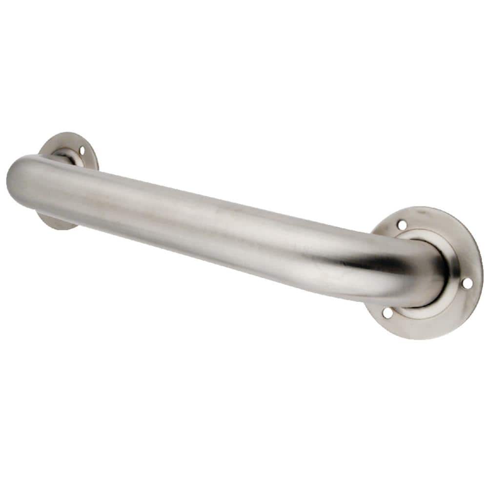 Kingston Brass Traditional 30 in. x 1-1/2 in. Grab Bar in Brushed ...