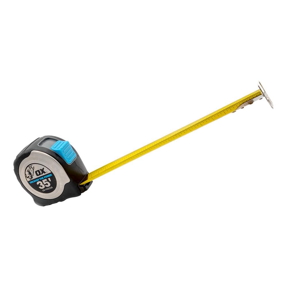 OX TOOLS Pro SST 35 ft. Tape Measure - Standard Scale:Length: 35 ft./10 ...