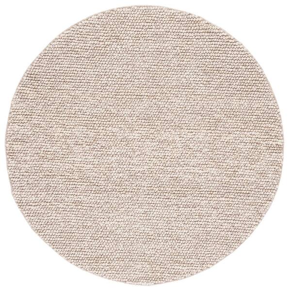 SAFAVIEH Natura 3 ft. x 5 ft. Beige Gradient Oval Area Rug NAT620B-3OVW ...