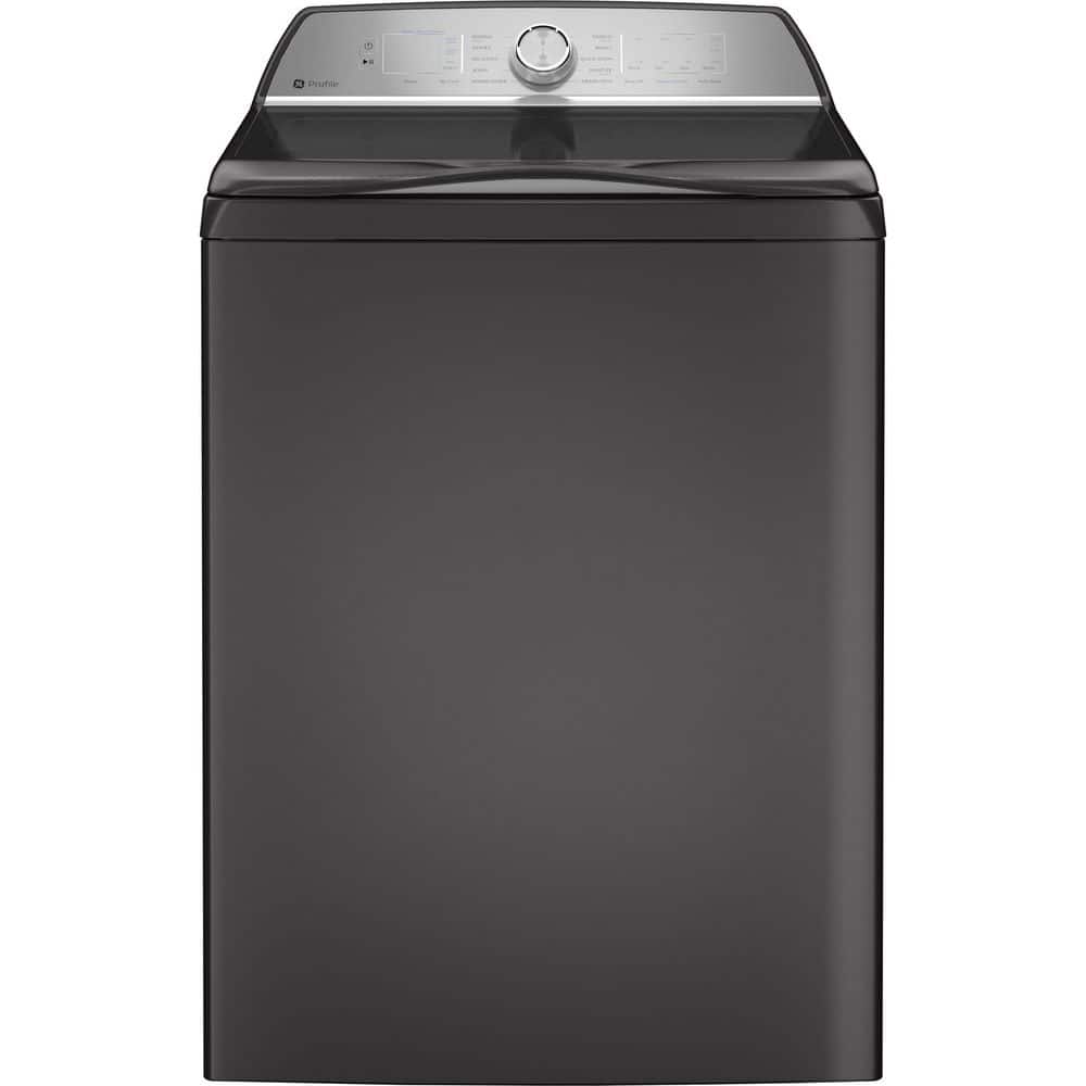 GE Profile 4.9 cu. ft. High-Efficiency Smart Top Load Washer in Diamond ...