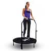 Pure Fun 40 in. Bungee Exercise Trampoline with Adjustable Handrail ...