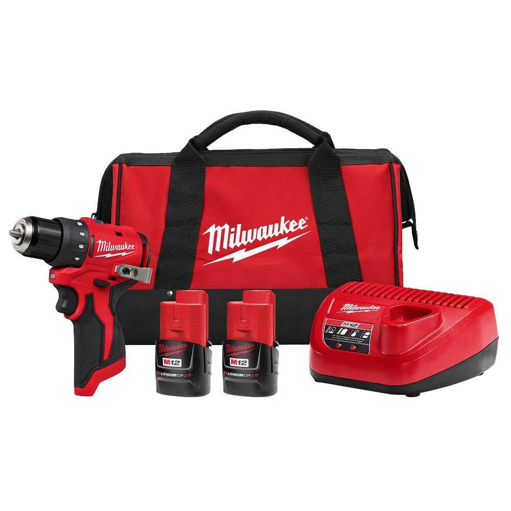 Milwaukee M12 12-Volt Lithium-Ion Brushless Cordless Subcompact ...
